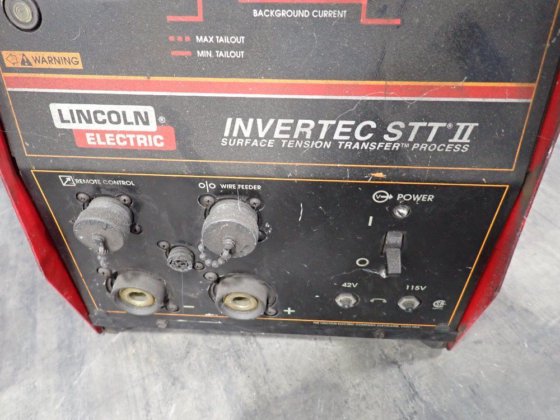 LINCOLN ELECTRIC MULTI-PROCESS WELDER WITH STT-10 WIRD DRIVE CONTROL in ...