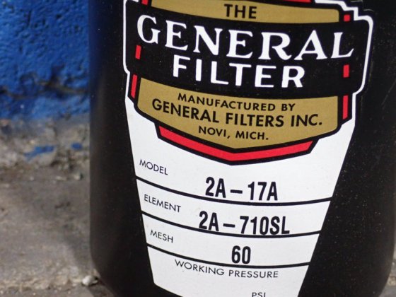 GENERAL FILTERS INC. FILTER in Watertown, WI, USA