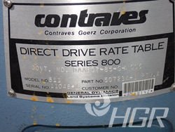 Contraves Direct Drive Rate Table in Euclid, OH, USA