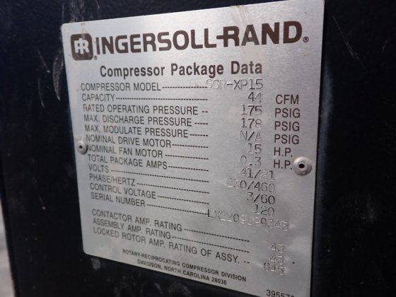INGERSOLL-RAND COMPRESSOR in Fort Worth, TX, USA
