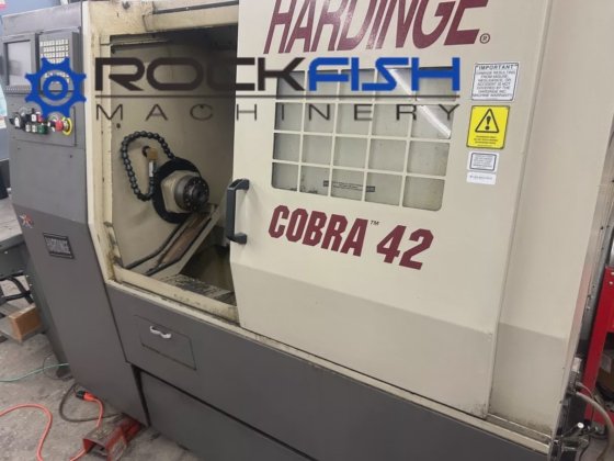 2002 Hardinge Cobra 42 CNC Lathe, Fanuc control in Modesto, CA, USA