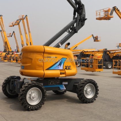Chinese Official XGA16 16m Manlift Cherry Picker Towable Articulated ...