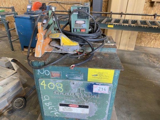 INDUSTRIAL LH POP UP CHOP SAW, 5HP, 208-230/460V, C/W CONTROL SWITCH in ...