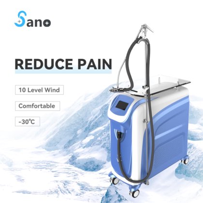 Zimmer air cooling machine Laser Skin Cooler Reduce The Pain Air ...