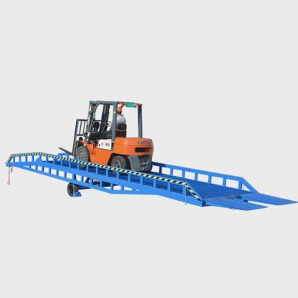 Mobile Forklift Hydraulic Load Ramp for Truck Loading Container Dock ...