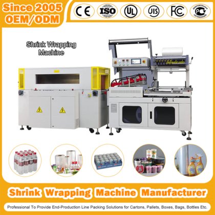 Pillow Horizontal Flow Shrinking Sealer Rotating Arm Packaging Strapper ...