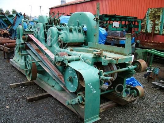 Yates-American Planer Matcher 8-Knife Model A-62 Belt Driven in ...