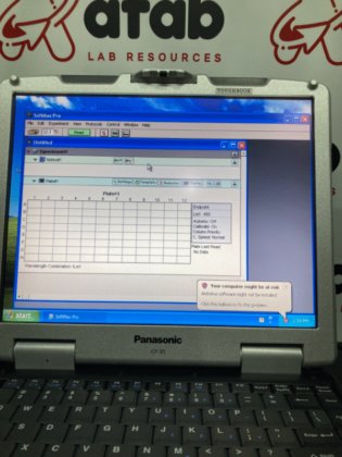 Molecular Devices VersaMax Microplate Reader with Toughbook and ...