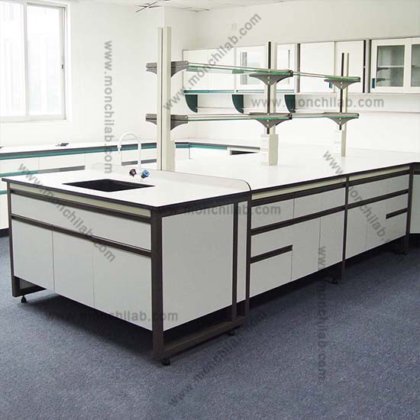 Chemical Resistant H-Frame Lab Workbenches in Guangzhou, Guangdong, China