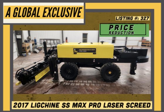 2017 LIGCHINE SS Max Pro Laser Screed in Missouri, USA