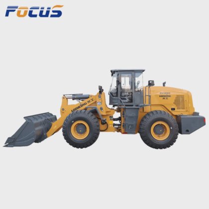 Wheel Front Loader 5ton Loder with High Power Engine Backhoe Loaders ...