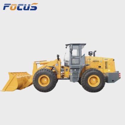 Wheel Front Loader 5ton Loder with High Power Engine Backhoe Loaders ...