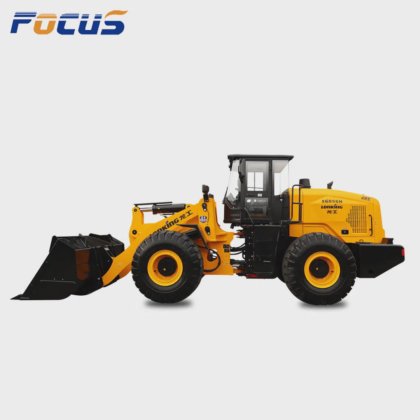 Wheel Front Loader 5ton Loder with High Power Engine Backhoe Loaders ...
