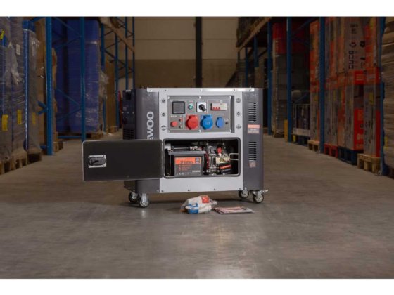 Daewoo 8.1KVA diesel generator in Lokeren, Belgium