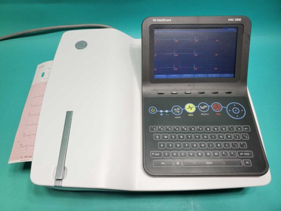 GE MAC 2000 EKG Machine 12 Lead Resting ECG in Jessup, MD, USA