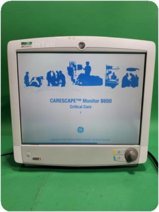 GE Carescape B650 Patient Monitor (Critical Care Version 2) in Jessup ...