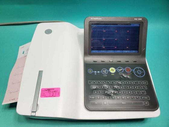 GE MAC 2000 EKG Machine 12 Lead Resting ECG in Jessup, MD, USA