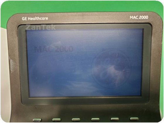 GE MAC 2000 EKG Machine 12 Lead Resting ECG System w/ WiFi - Patient ...