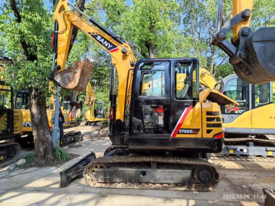 2021 SANY SY60C Pro mini crawler excavator Japanese original engine in ...