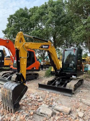 2021 SANY SY60C Pro hydraulic crawler excavator 6 tons machine Japanese ...