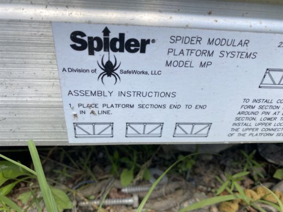 SPIDER MODULAR SWING STAGE PLATFORM SYSTEM in Montgomery, AL, USA