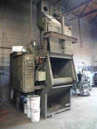 1983 Wheelabrator 6 Cu. Ft. Tumble Blaster, 1983 in Bel Air, MD, USA