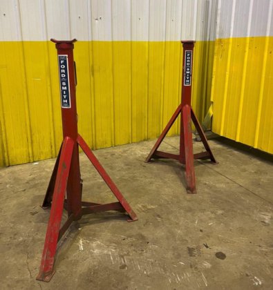 (2) FORD SMITH HEAVY DUTY ADJUSTABLE JACK STANDS in Holland, OH, USA