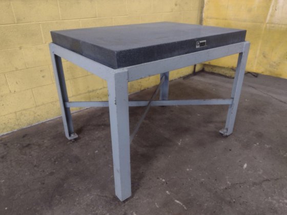 36" X 48" GRANITE SURFACE PLATE WORK TABLE in Holland, OH, USA
