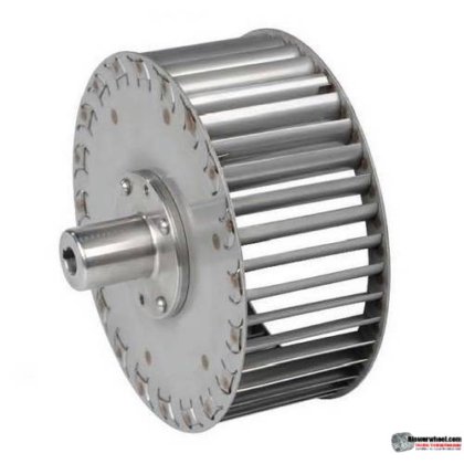 Single Inlet Aluminum Blower Wheel 9" Diameter 4-1/8" Width 1/2" Bore ...