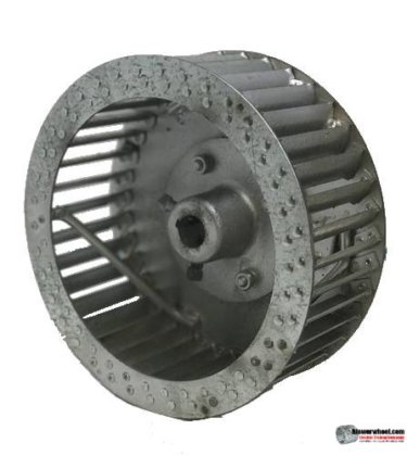 Single Inlet Steel Blower Wheel 8" Diameter 3-1/8" Width 3/4" Bore ...