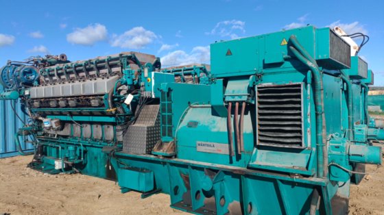 MARINE GENERATORS WARTSILA NSD 3530 KVA in Seville, Spain