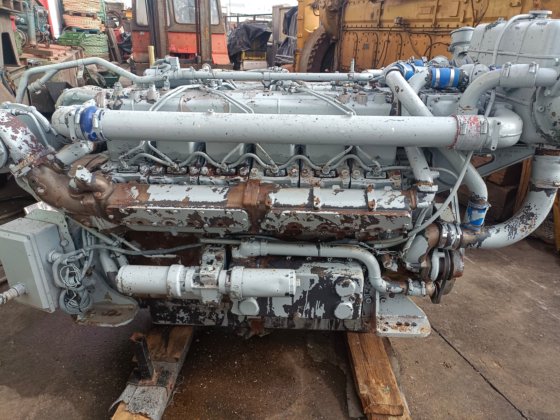 MARINE ENGINE TYPE MWM TBD 234 V12 in Seville, Spain