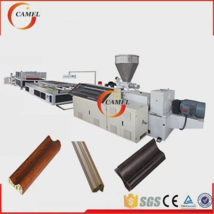 Wood-Plastic Composite (WPC) Profile Extrusion Line for Decking Board ...