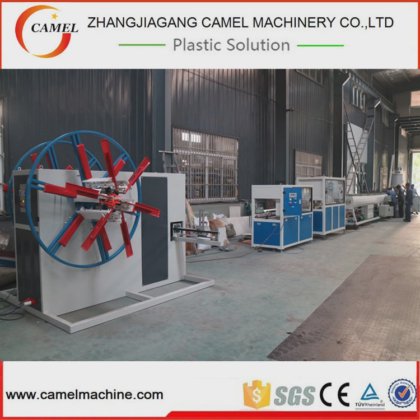 Plastic Pipe Coiler PE Hose Rolling Machine HDPE Soft Pipe Winding ...