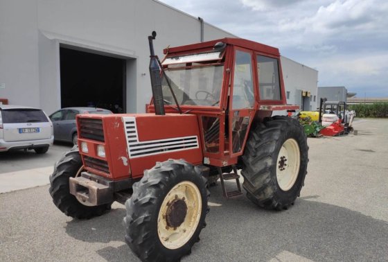 Fiat 70/90 tractor in Corigliano, Calabria, Italy
