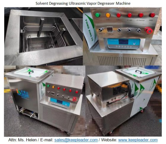 Keepleader Solvent Degreasing Ultrasonic Vapor Degreaser Machine of Oil ...