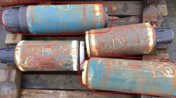 8" STEEL CROSSOVER SUB WITH 6 5/8"REG PIN X NC50 BOX in Oslo, Norway