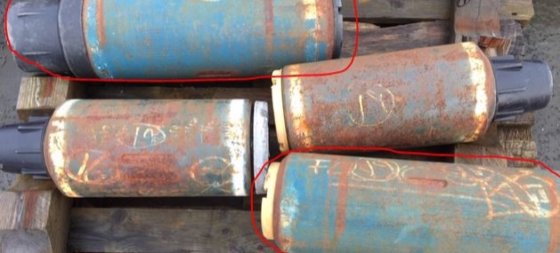 8" STEEL CROSSOVER SUB WITH 6 5/8"REG PIN X NC50 BOX in Oslo, Norway