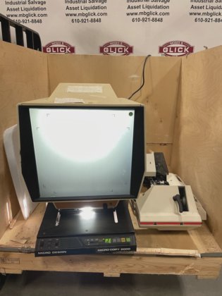Micro Design MC-1000 Micro-Copy 2000 Microfilm/Microfiche Reader ...