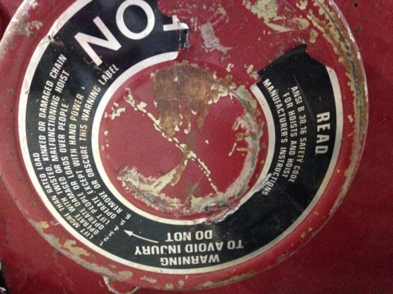 Chester Zephyr 1.5 Ton Chain Hoist with a Beam Trolley manual in ...