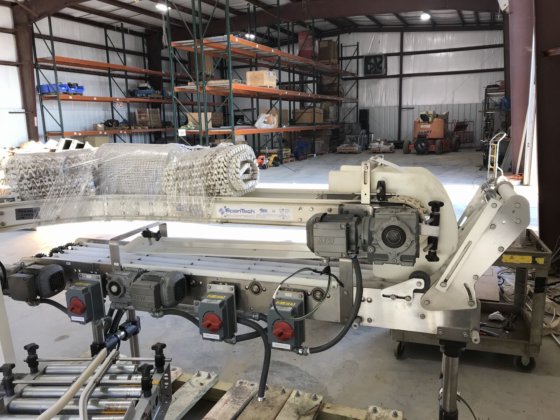 SpanTech Powered Conveyor Accumulation Plastic Slat Double Tier ...