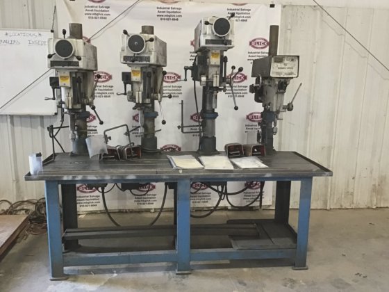 Clausing 2284 20in. Drill Presses Variable Speed Drive 1.5HP 1760RPM ...