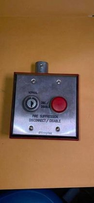 Simplex Fire Suppression Disconnect Button in Shippensburg, PA, USA