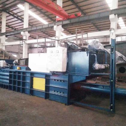 160 tons semi-automatic horizontal semi-automatic hydraulic baler waste ...