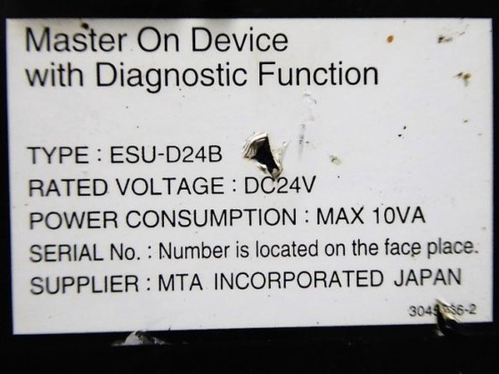 MTA ESU-D24B Master On Device With Diagnostic Function Module in ...