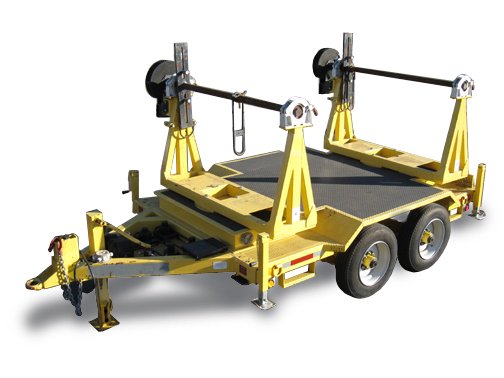 SHERMAN & REILLY Rotating Tandem Turret Cable Reel Trailer with ...