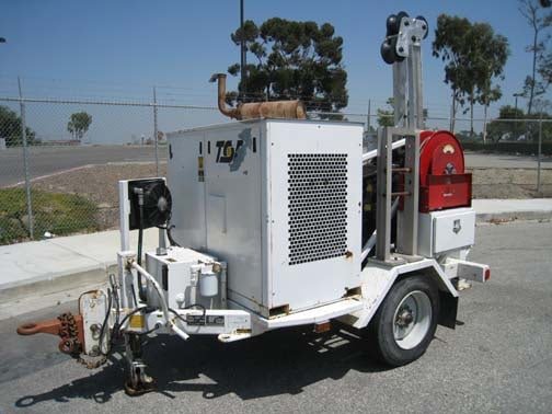 TSE UP-70BD Underground Cable Pulling Trailer in Los Angeles, CA, USA