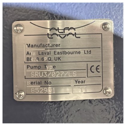 Alfa Laval Rotor Lobe Pump SRU3 in Thisted, Denmark