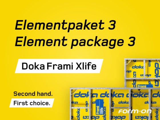 2025 Doka Frami Xlife panel package 3 in Germany