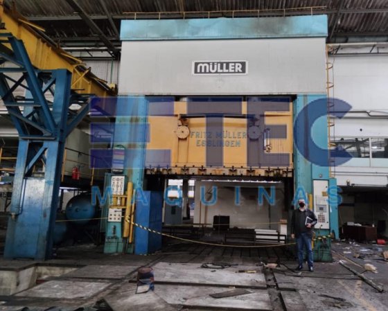 1973 Deep-drawn hydraulic press MULLER brand in Joinville - State of ...